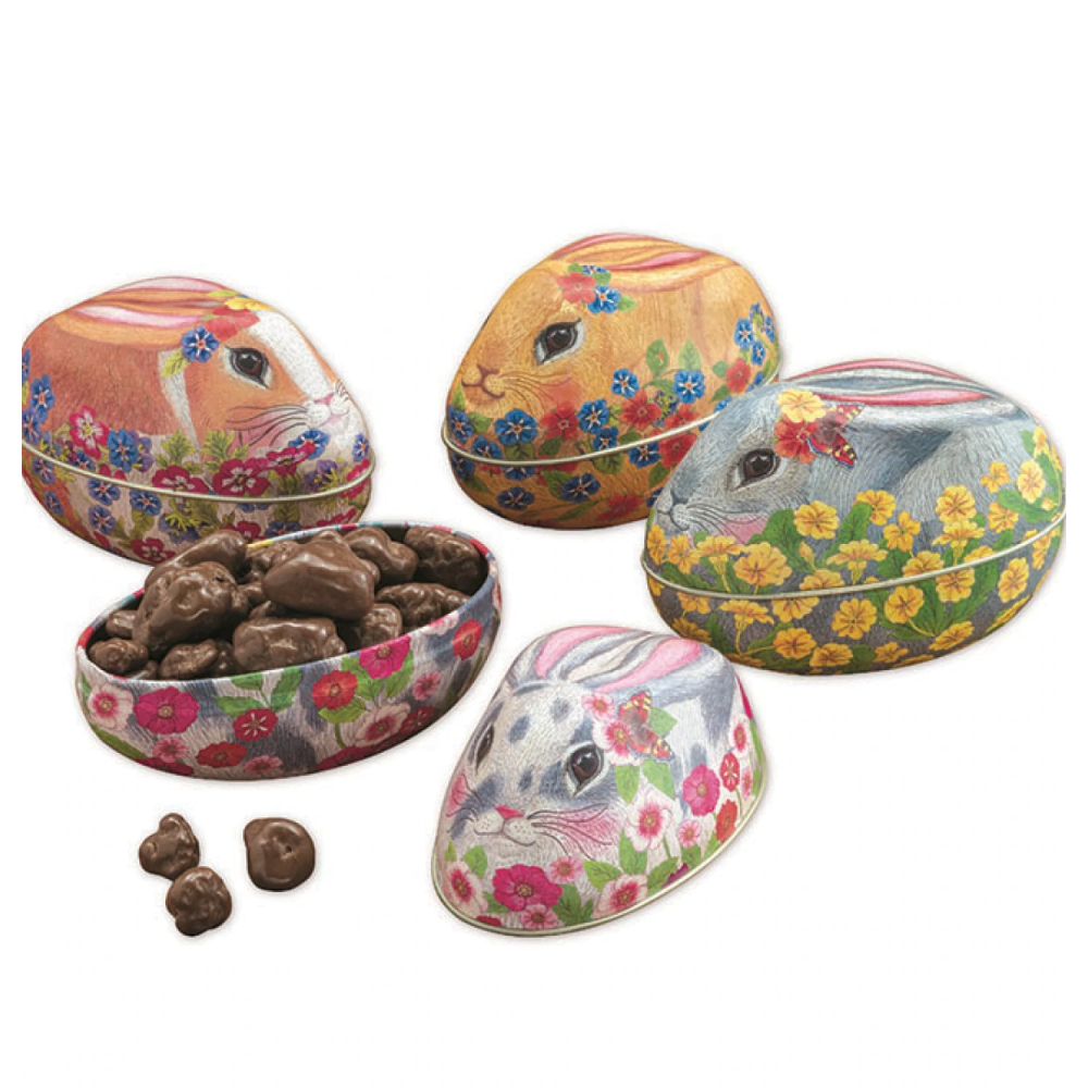 Bunnies by Elite Tins - Rabbit Shaped Tins Assorted Colours – The Home ...